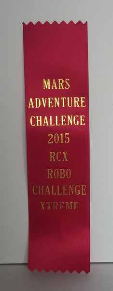 Mars Adventure Challenge Ribbon – RCX, Robo Challenge Xtreme